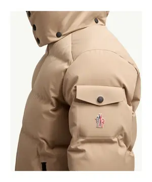 Moncler Montgetech Hooded Down Ski Jacket - Light Beige