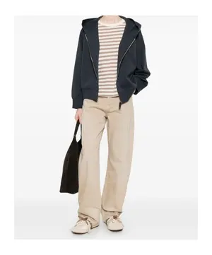 Max Mara Smmalma Zip-up Hoodie - Black