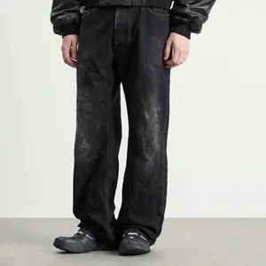 Balenciaga Mid-waist Ripped Jeans - Black