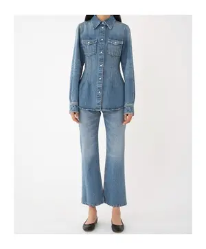 Chloé Corset Detailed Western Shirt