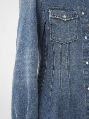 Chloé Corset Detailed Western Shirt