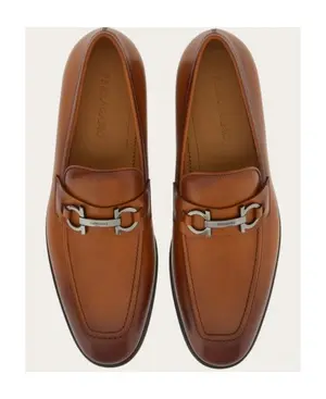FERRAGAMO Penny Slip-on Loafers - Brown