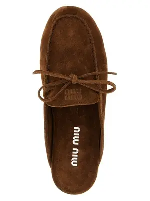 Miu Miu Logo-detailed Slip-on Mules