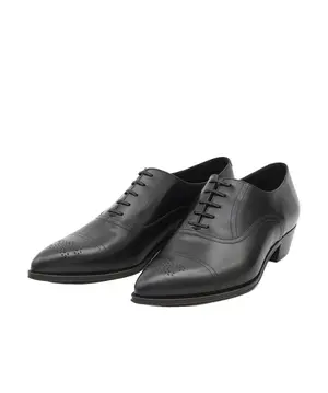 Celine Jude Perforated Oxford In Polished Bull