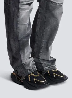Balmain Unicorn Wave Trainers - Black