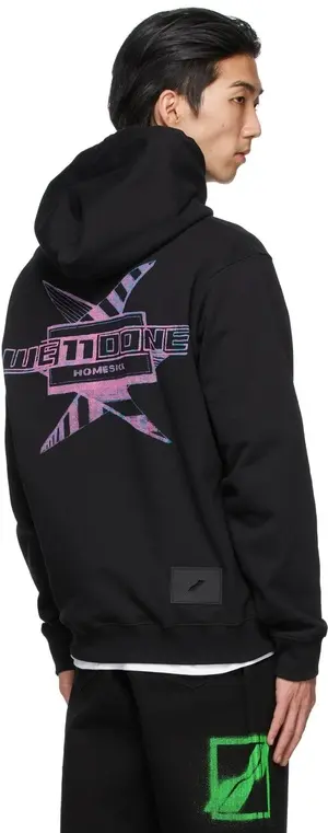 We11Done Graphic Print Hoodie
