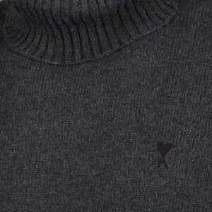 AMI Paris Ribbed Turtleneck Sweater