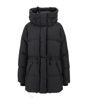 Mackage Down Jacket With Drawstring Waist - Black