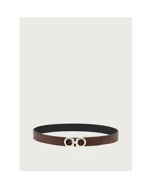 FERRAGAMO Gancini Buckle Belt - Black