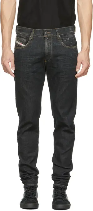 DIESEL® Slim Fit Jeans With Logo Detail