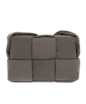 Bottega Veneta Small Padded Tech Cassette Shoulder Bag - Light Graphite