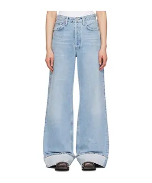 AGOLDE Dame High-rise Wide-leg Jeans