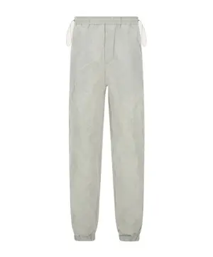FERRAGAMO Elastic Waist Jogger Pants - Fog