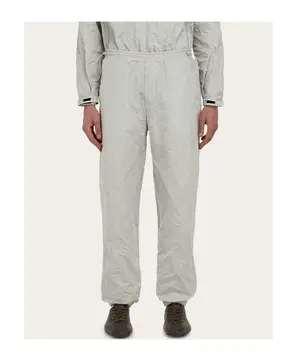 FERRAGAMO Elastic Waist Jogger Pants - Fog