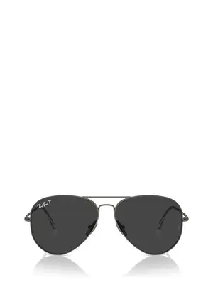 Ray-ban Aviator Titanium Sunglasses - Black