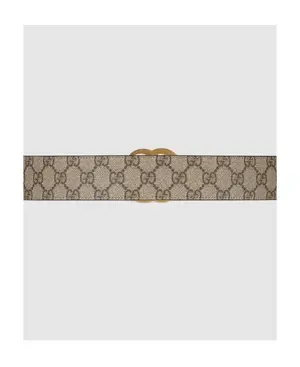 Gucci Gg Marmont Buckle Belt - Black