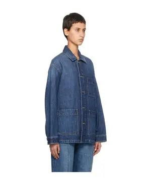 Bottega Veneta Single-breasted Denim Jacket