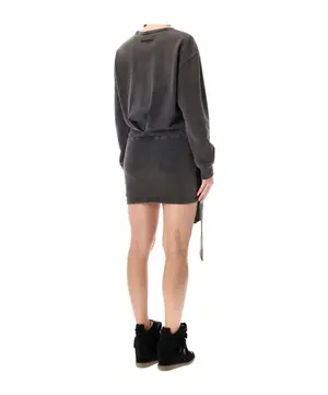 Isabel Marant Étoile Zae Fleece Mini Dress - Black