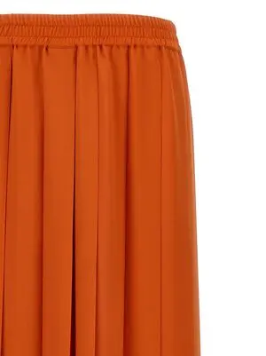 GIANLUCA CAPANNOLO Pleated Wide-leg Casual Pants