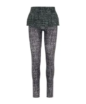 DIESEL® Miniskirt Layered Leggings