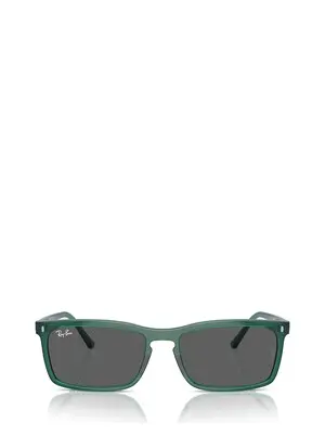 Ray-ban Rectangle Full Rim Sunglasses - Black