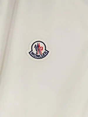 Moncler Logo Patch Detachable-sleeve Jacket - Beige