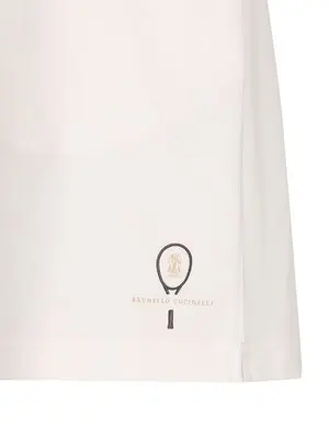 Brunello Cucinelli Logo Detailed Loose Fit Shorts