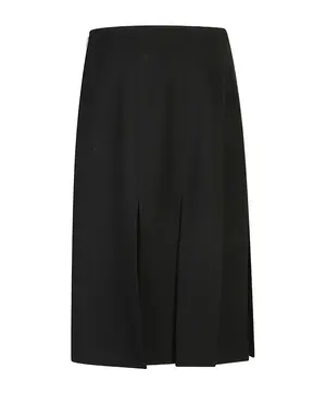 Fendi Midi Skirt With Side Zippers