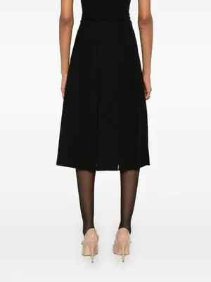 Fendi Midi Skirt With Side Zippers