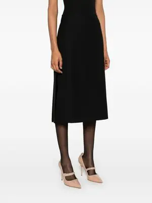 Fendi Midi Skirt With Side Zippers
