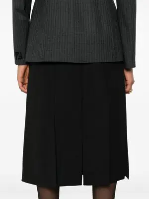 Fendi Midi Skirt With Side Zippers