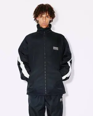 Kenzo Zipped Track Jacket With Contrast Stripes