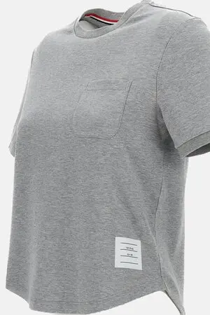 Thom Browne Milano Pocket Crewneck T-shirt - Light Gray