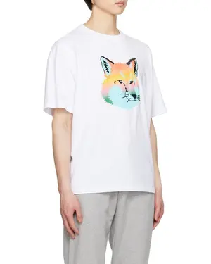 Maison Kitsuné Fox Printed Crewneck T-shirt