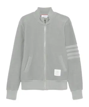 Thom Browne Loopback 4-bar Jacket - Light Gray
