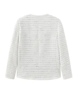 Marissa Chiara Long Sleeve Jacket With Button Details