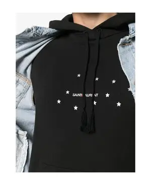 Saint Laurent Star Logo Hoodie