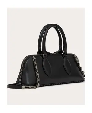 Valentino Garavani Rockstud East-west Zip-up Tote Bag - Black