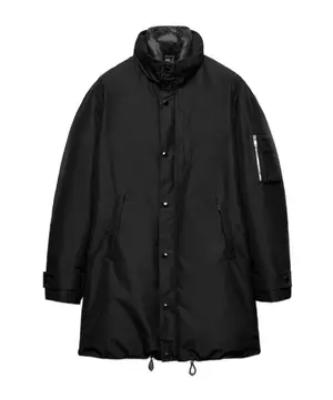 Prada High Neck Zip-up Coat
