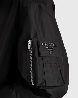 Prada High Neck Zip-up Coat