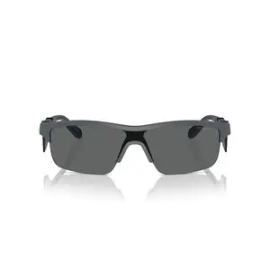 Emporio Armani Half-rim Sunglasses - Gray