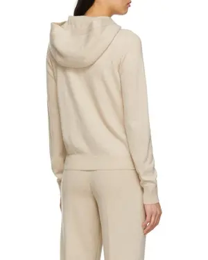 Loro Piana Zip-up Hooded Knitted Cardigan