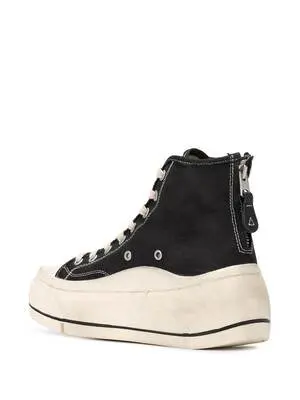 R13 Flatform High-top Sneakers