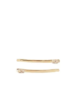 Valentino Garavani Vlogo Signature Embellished Hair Clips - No