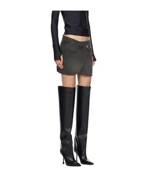 Coperni Denim Wrap Mini Skirt