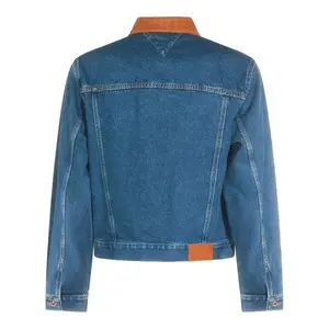 Bottega Veneta Contrast Collar Denim Jacket