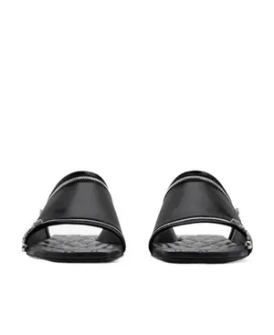 Burberry Decorative Zip Slip-on Sandals