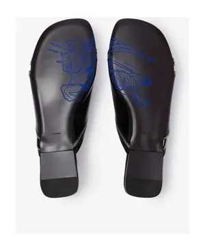 Burberry Decorative Zip Slip-on Sandals