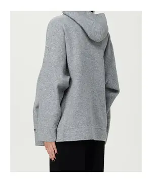 Max Mara Etuania" Zip-up Hoodie - Gray