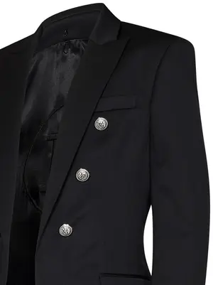 Balmain Single Breasted Tailored Blazer